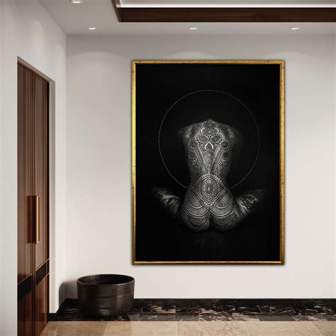 Reka Nyari L Artiste Naked Woman Sitting Etsy