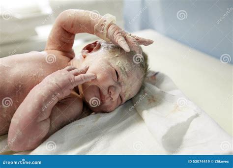 African American Baby Vernix