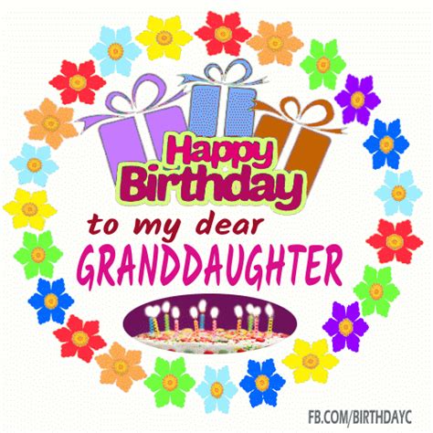 Happy Birthday Granddaughter Images Gifs Birthday Greeting Birthday Kim