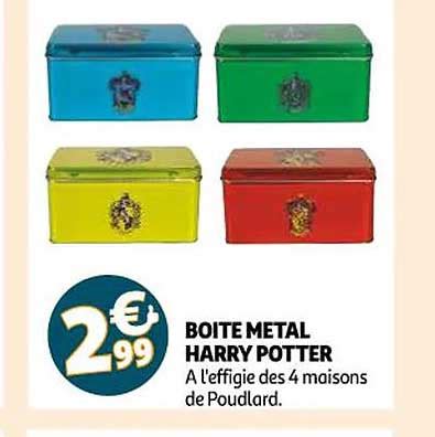 Promo Boîte Métal Harry Potter chez Auchan iCatalogue fr