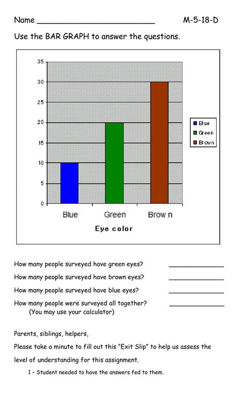 bar graph questions for grade 5