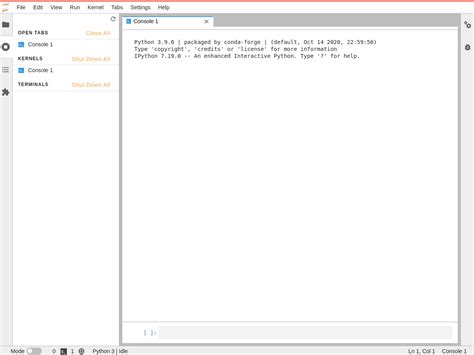 Support For Code Consoles Issue Jupyterlab Retrolab Github