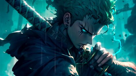 Roronoa Zoro Green Live Wallpaper