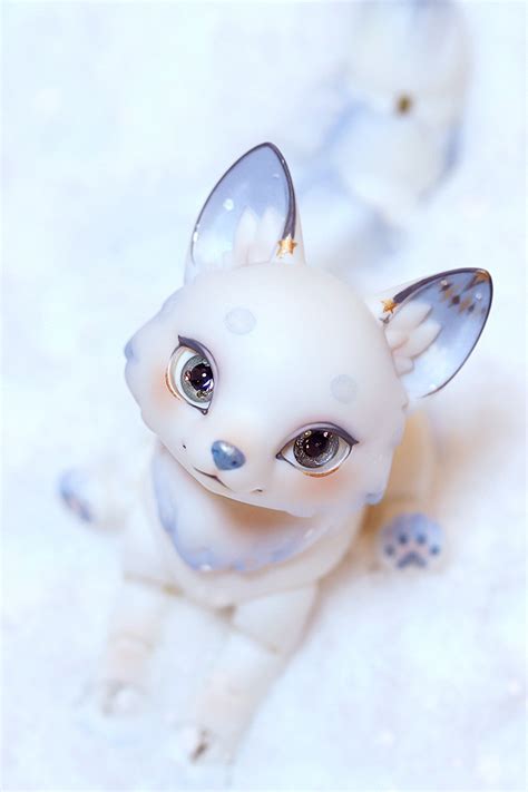 DOLK on Twitter DOLKBLACK BOX9体限定 可愛い天狐雪見MOCHIが再登場 真っ白な被毛に雪華