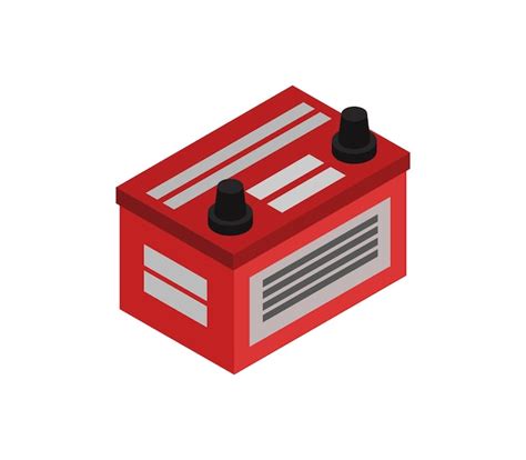 Premium Vector Isometric Car Battery