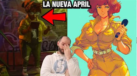 LA NUEVA APRIL DE LAS TORTUGAS NINJA SE HAN PASADO 7 PUEBLOS Sasel
