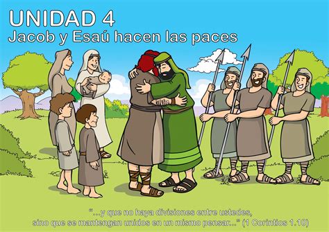 Historia Jacob y Esaú hacen las paces Escuelita Biblica Infantil