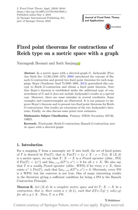 fixed point theorems for contractions of reich type on a metric space with a graph request pdf