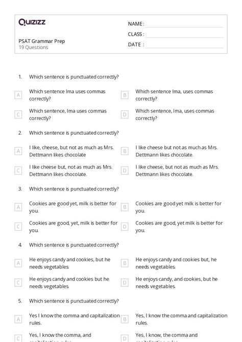 50 Grammar Worksheets For 10th Grade On Quizizz Free Printable