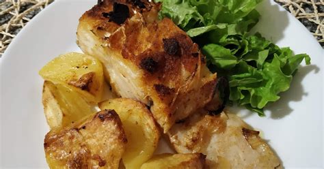 Bacalhau Assado No Forno Batatas