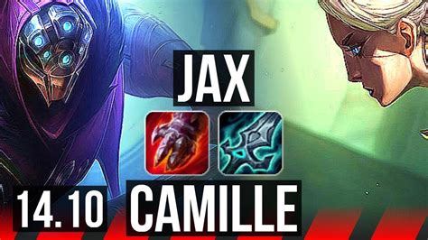 Jax Vs Camille Top Legendary Games Kr Master Youtube