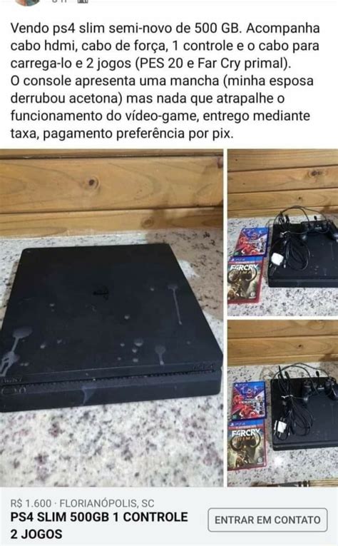 Vendo slim semi novo de 500 GB Acompanha cabo hdmi cabo de força 1