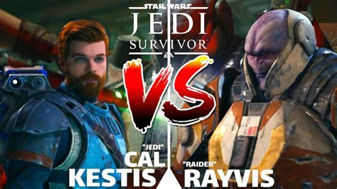 Cal Kestis Vs Rayvis Fight Scenes K Star Wars Jedi Survivor