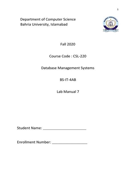 dbms lab 07 04112020 012905pm pdf sql data management software
