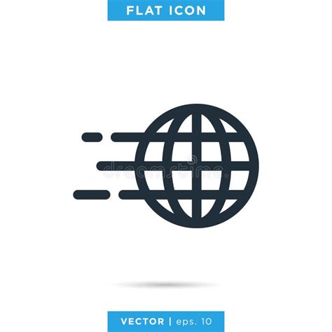 Plantilla De Diseño De Logotipo De Línea De Vector De Icono De Globo