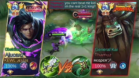 GLOBAL ALUCARD VS TOP 1 GLOBAL THAMUZ TRASHTALKER WHO IS THE KING OF