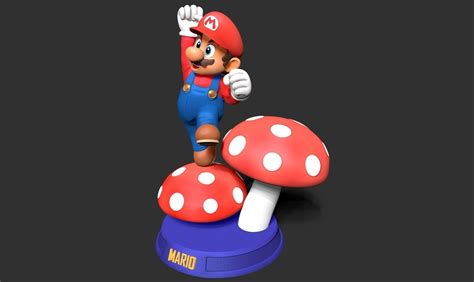 The Super Mario Bros 3D Model 3D Printable CGTrader
