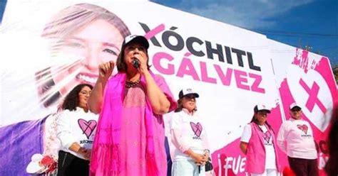 Xóchitl Gálvez estará hoy en Valles