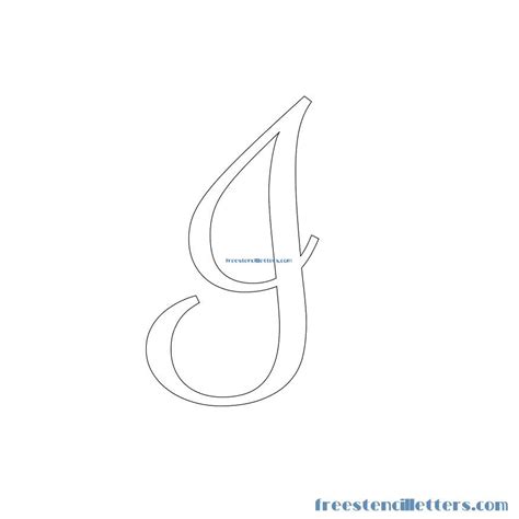 Cursive Stencils And Numbers To Print Free Stencil Letters
