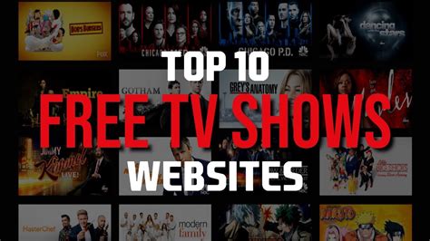 Top 10 Best FREE Websites To Watch TV Shows Online YouTube