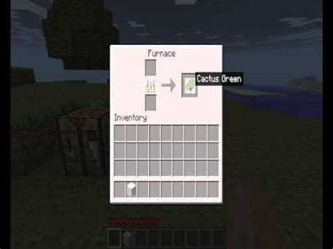 Poradnik 8 Jak zrobić zielony barwnik Minecraft YouTube
