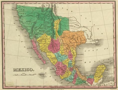 Mapa de México 1831 Mapas Milhaud