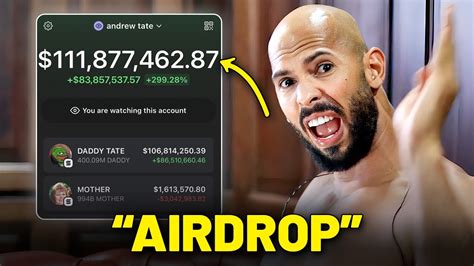 Andrew Tate S MASSIVE Crypto Airdrop How To Qualify YouTube