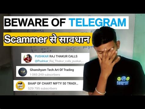 Telegram Scam Alert Youtube Forex Trading Stock Market Scam