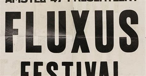 Artists Books And Multiples Poster For FLUXUS FESTIVAL