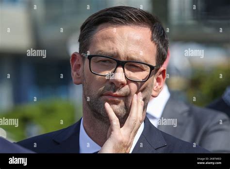 Le PDG de PKN Orlen Daniel Obajtek est vu à Gdansk Pologne le 15