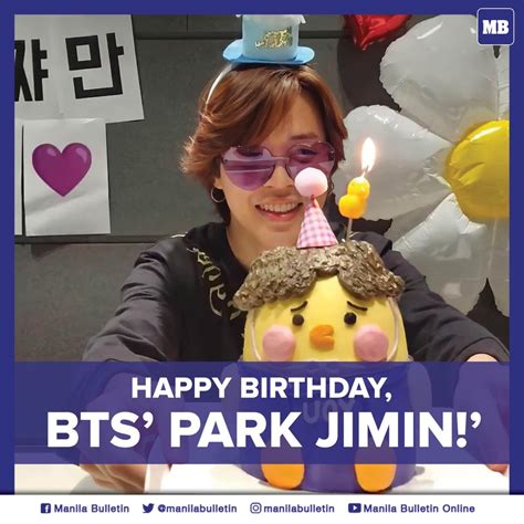 Manila Bulletin News On Twitter It S Jimin Day Today October