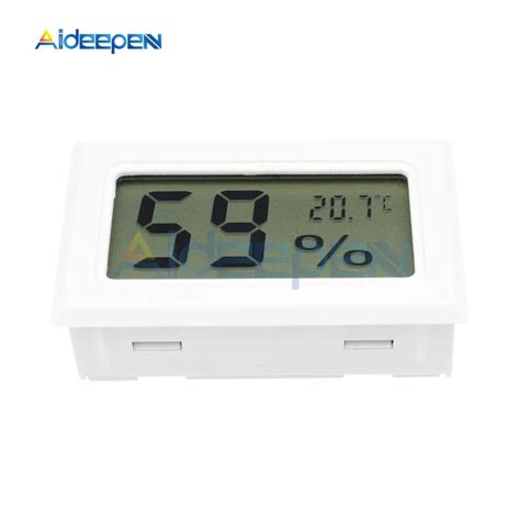 Mesure thermique Thermomètre et hygromètre numérique LCD pour