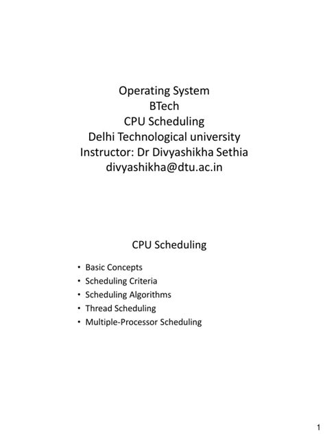 cpu scheduling pdf scheduling computing thread computing