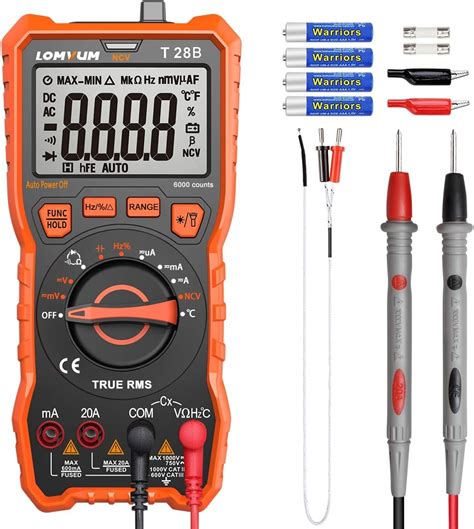 Digital Multimeter DC AC Pocket Pen Style Auto Range Smart Multimeters