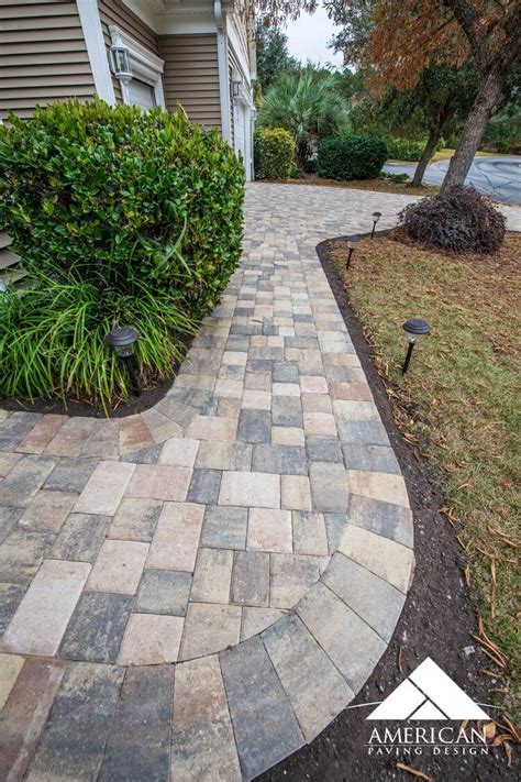 Curved Walkway Paver Patterns