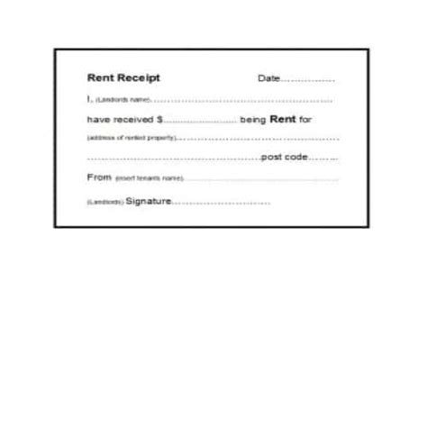 Free Rent Receipts Templates Editable Besty Templates