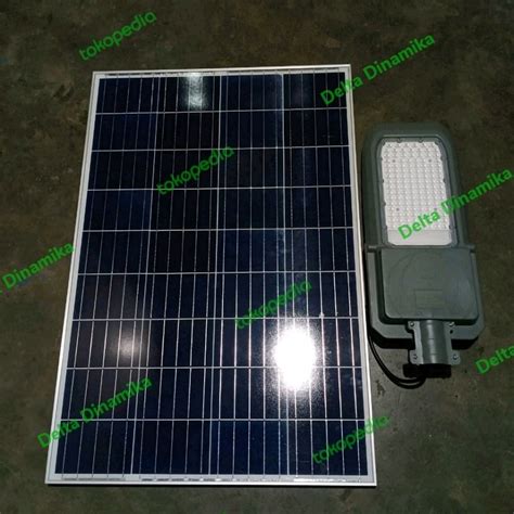 Jual Lampu Jalan Led Pju Solar Cell Pju Two In One Pjuts Watt