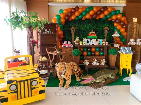 Decoração Festa Infantil Provençal Safari Aluguel Decoração Infantil