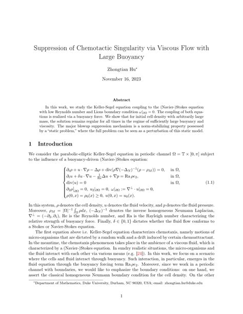 pdf suppression of chemotactic singularity via viscous flow with large buoyancy