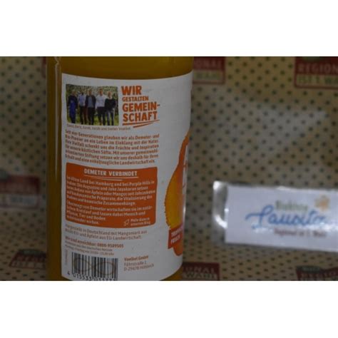 Bio Apfel Mango Saft 0 7l 3 69