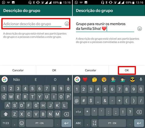 Como editar a descrição de um grupo do WhatsApp Olhar Digital