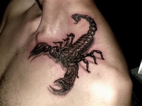 Male Scorpio Sign Tattoo