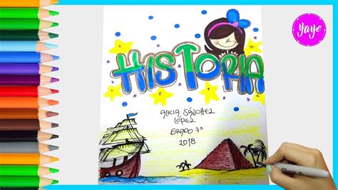 Portada Historia Aula De Arte Caratulas Para Cuadernos D
