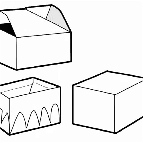 Lindos Desenhos De Caixas Para Imprimir E Colorir