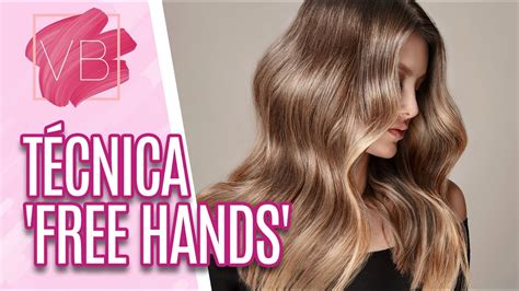 Técnica Free Hands Iluminação e mechas a mão livre Você Bonita 08