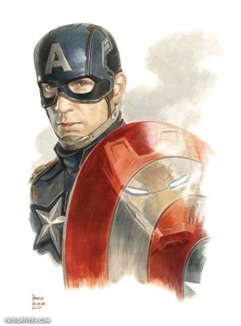 Captain America Vs Iron Man Civil War By Paolo Rivera In Richard Oh