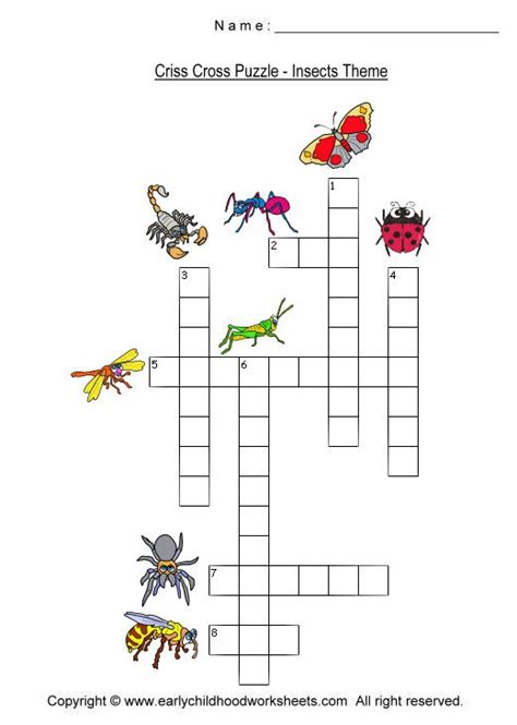 Criss Cross Worksheets Free Worksheets Samples