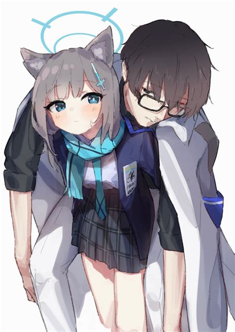 Sensei Shiroko And Problem Solver Sensei Blue Archive Drawn By Epi