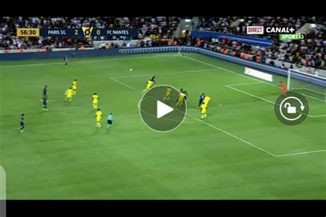 Football Le PSG écrase le FC Nantes avec quatre buts à zéro Vidéo