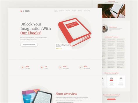 Ebook Free Landing Page For Ebooks TemplatesJungle